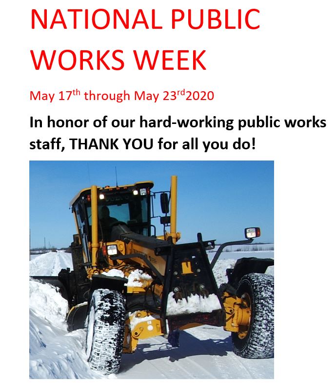 Thank You Public Works! - Municipal District of Spirit River